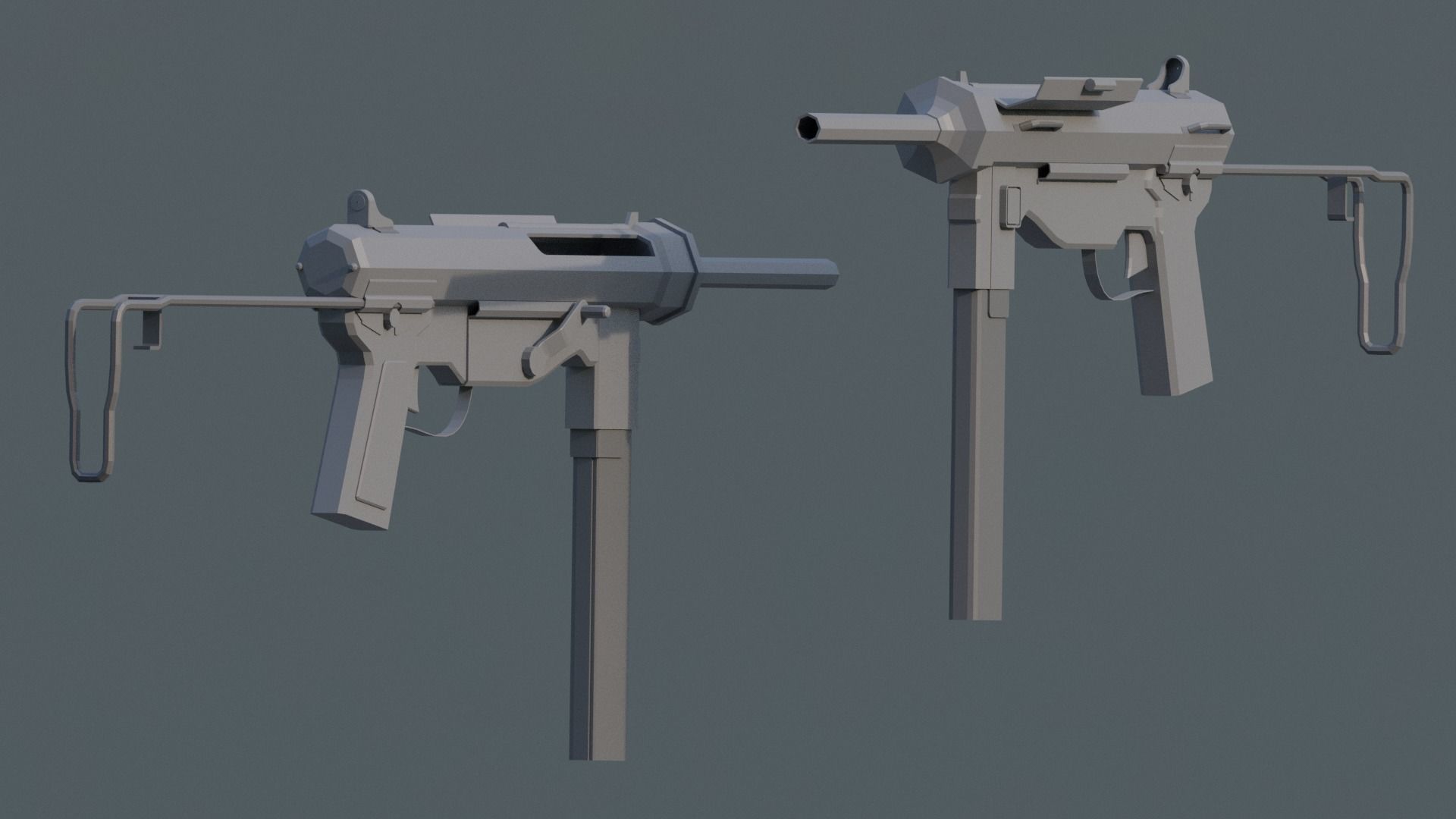 3D model Grease Gun M3 - Low Poly | CGTrader