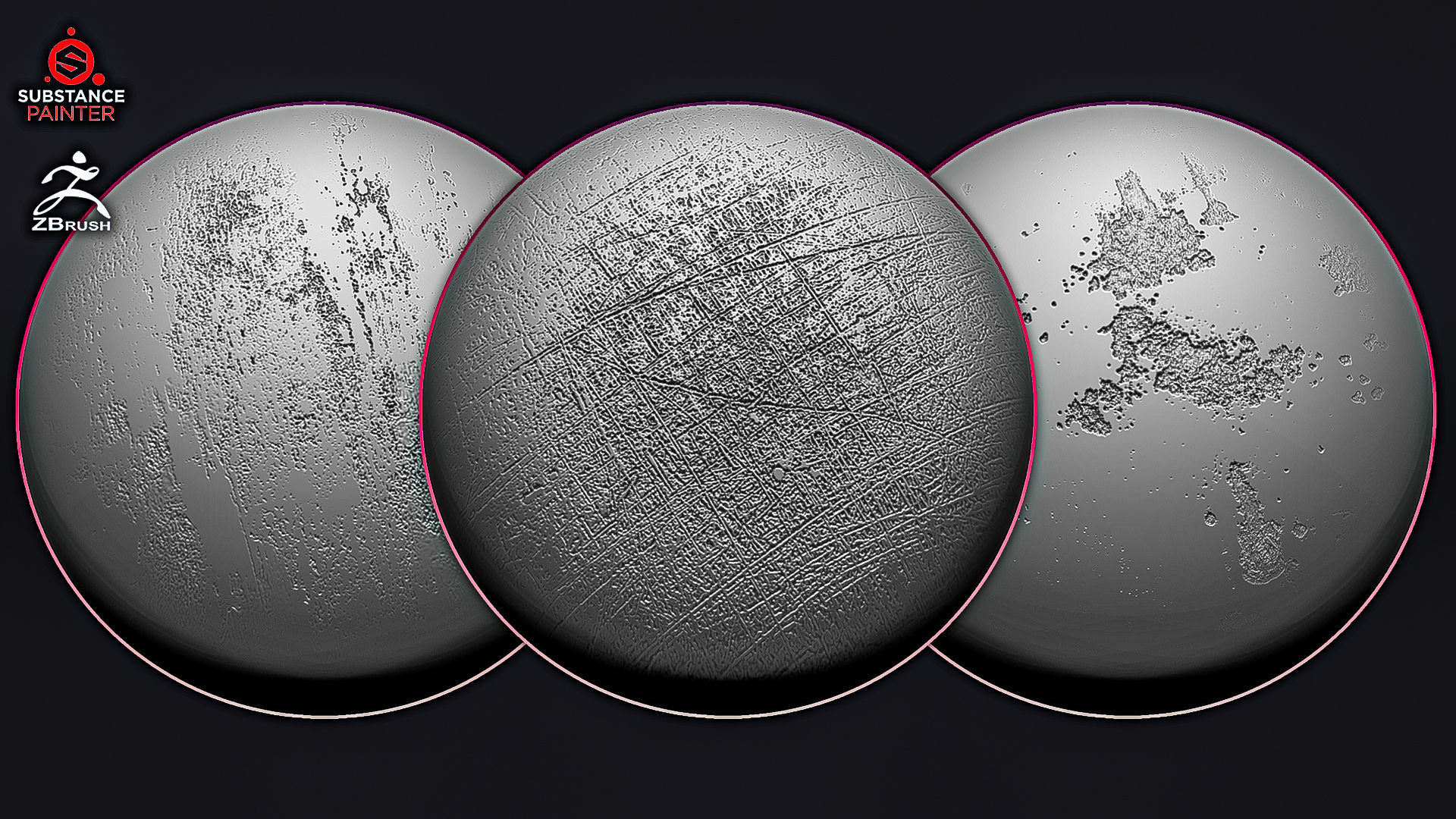 50 Grunge Alphas for Substance Painter and ZBrush Texture | CGTrader