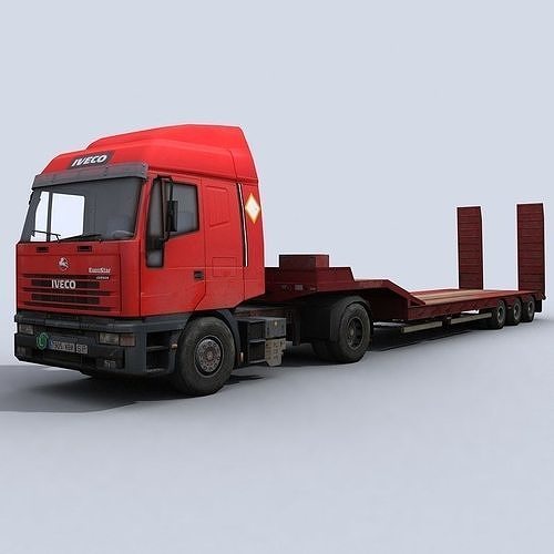 3D model Transport Truck VR / AR / low-poly | CGTrader