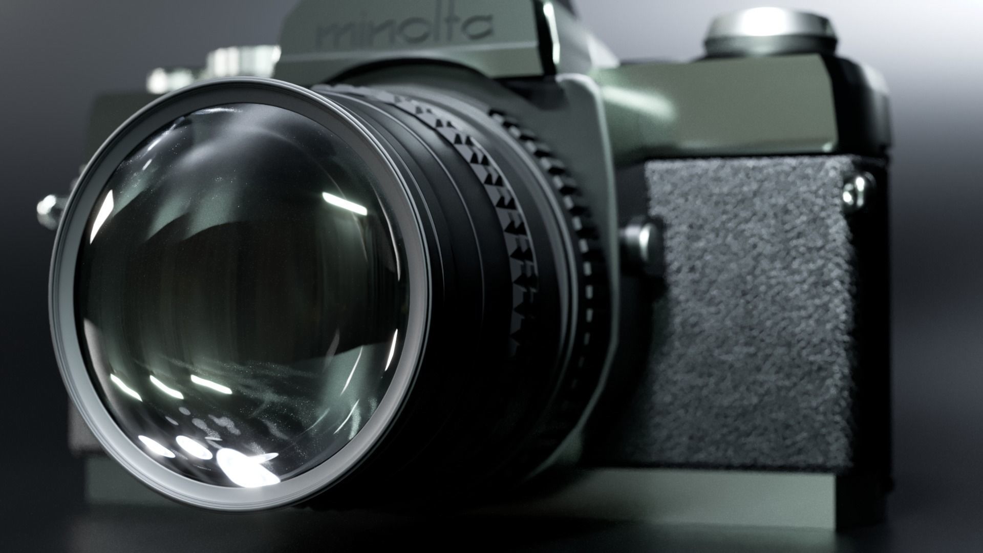 Kamera Minolta Analog free 3D model | CGTrader