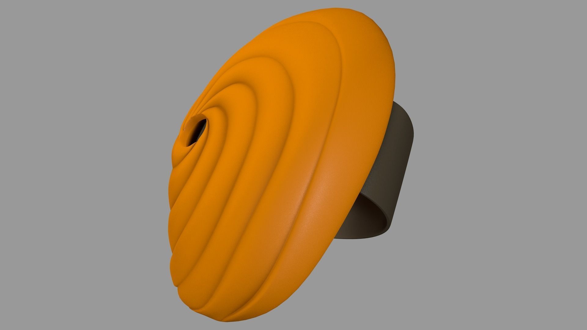 Orange Obito mask 3D model | CGTrader