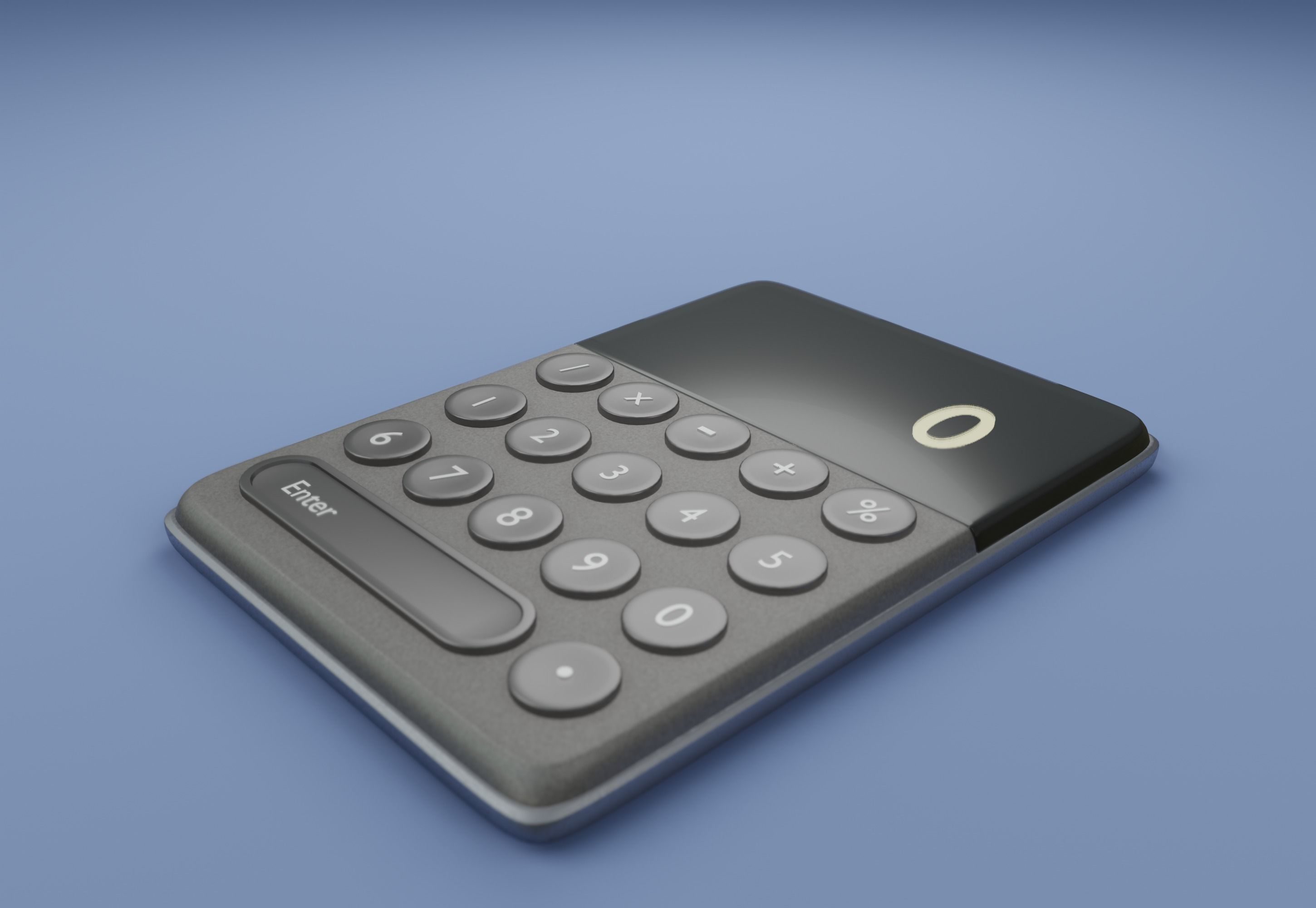 modern calculator 3D model | CGTrader