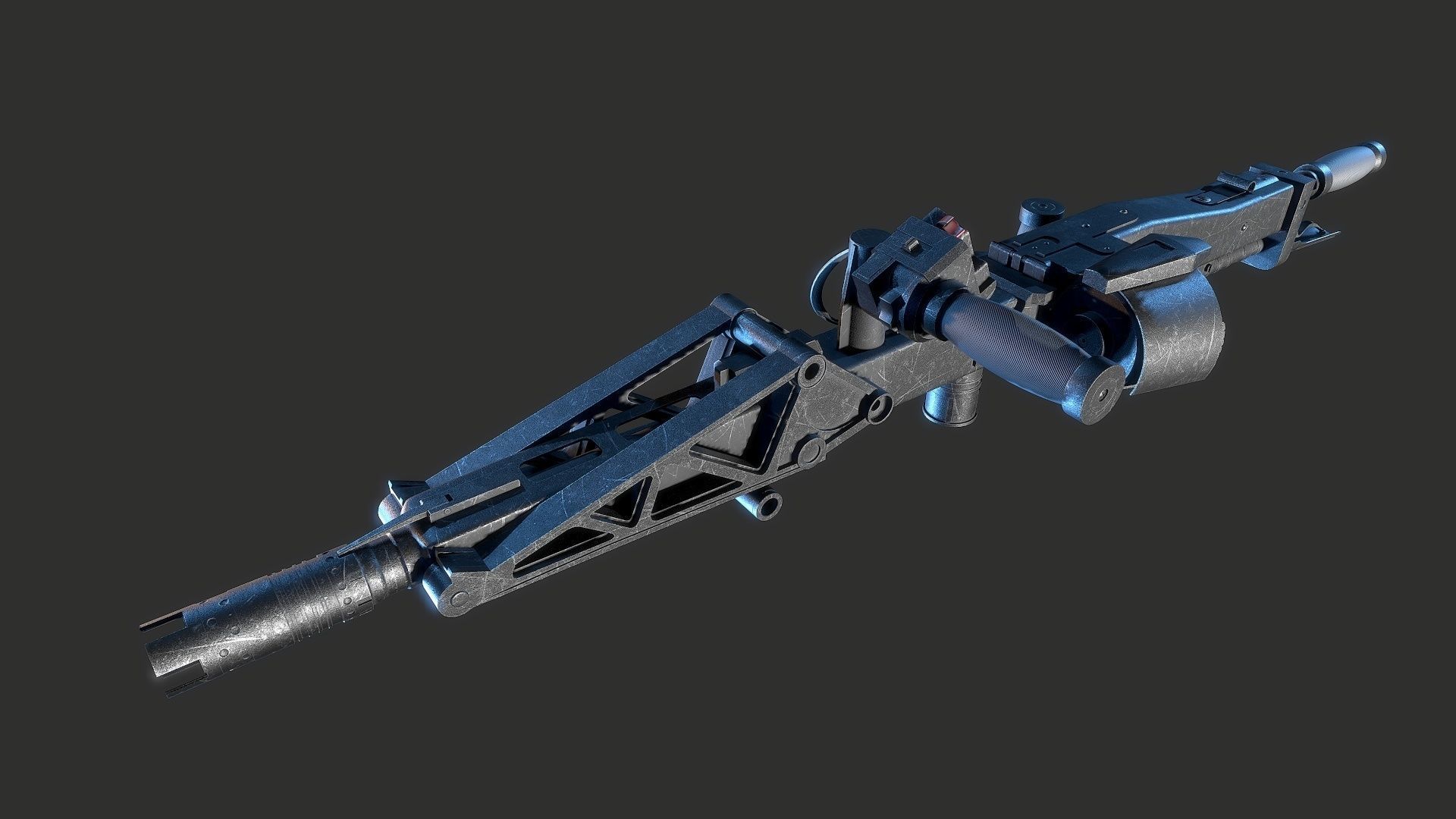 M56 Smartgun Aliens 3D model | CGTrader
