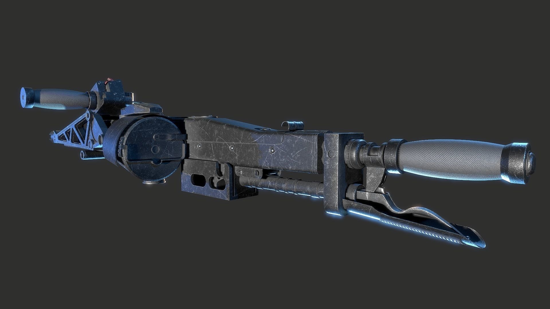 M56 Smartgun Aliens 3D model | CGTrader