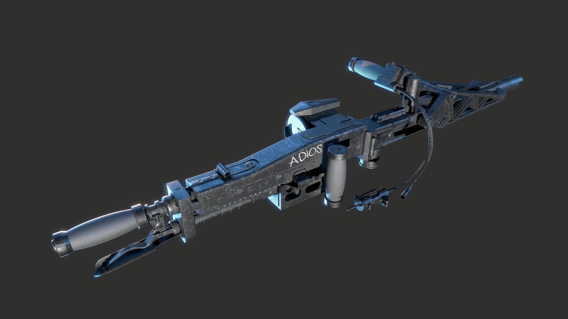 M56 Smartgun Aliens 3D model | CGTrader