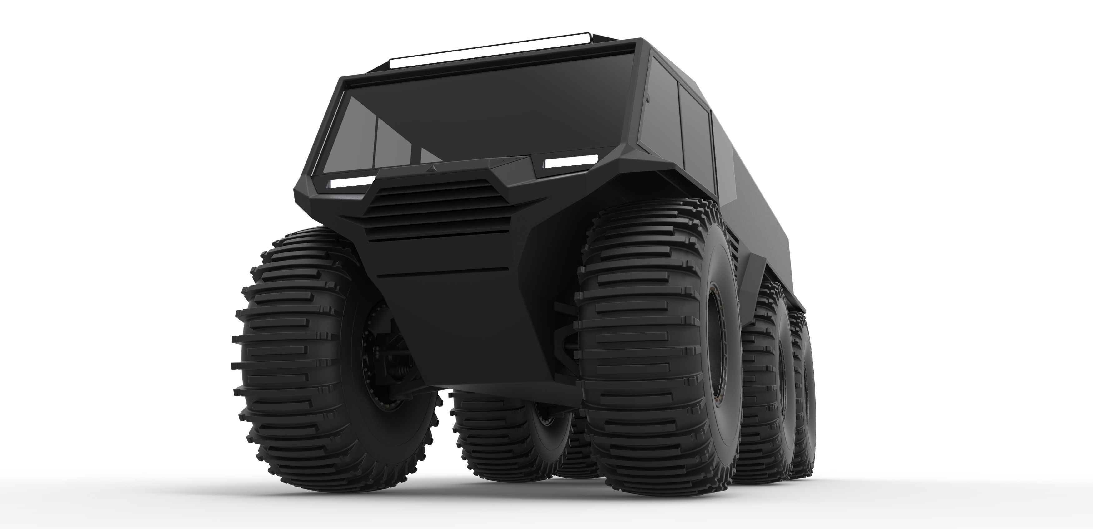 Atlas ATV 6x6 concept 3D model | CGTrader