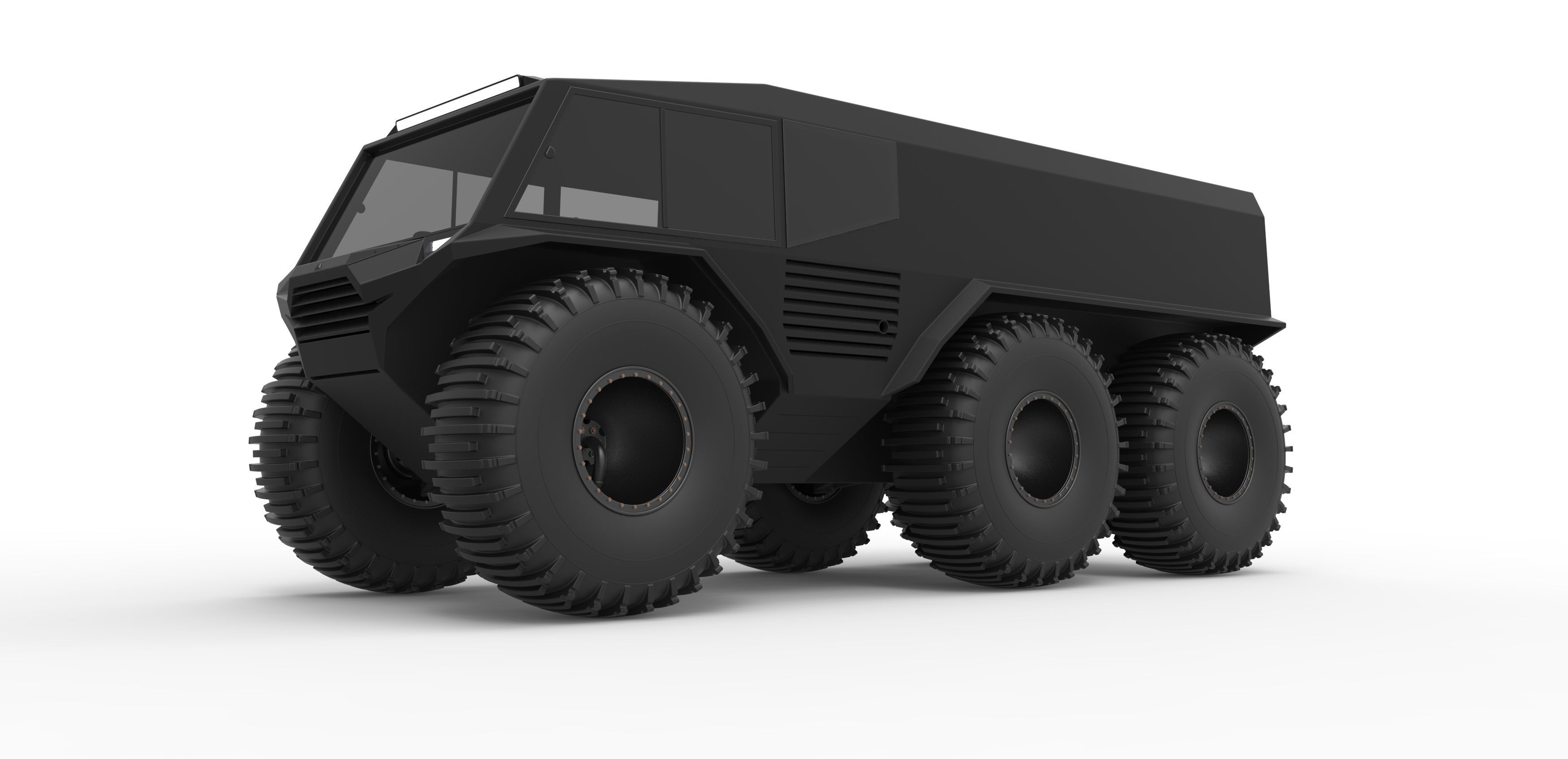 Atlas ATV 6x6 concept 3D model | CGTrader