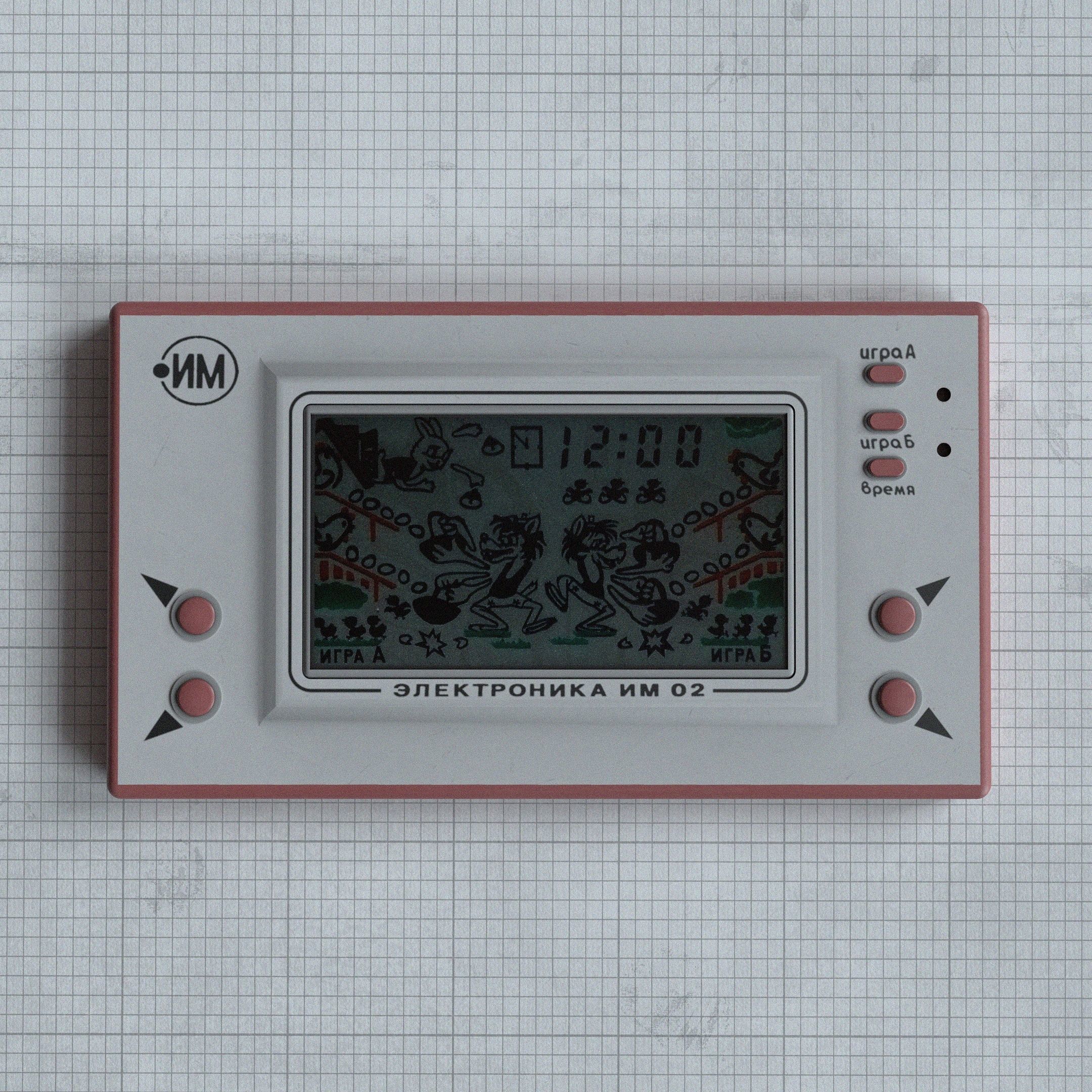 Vintage soviet video-game console 3D model | CGTrader