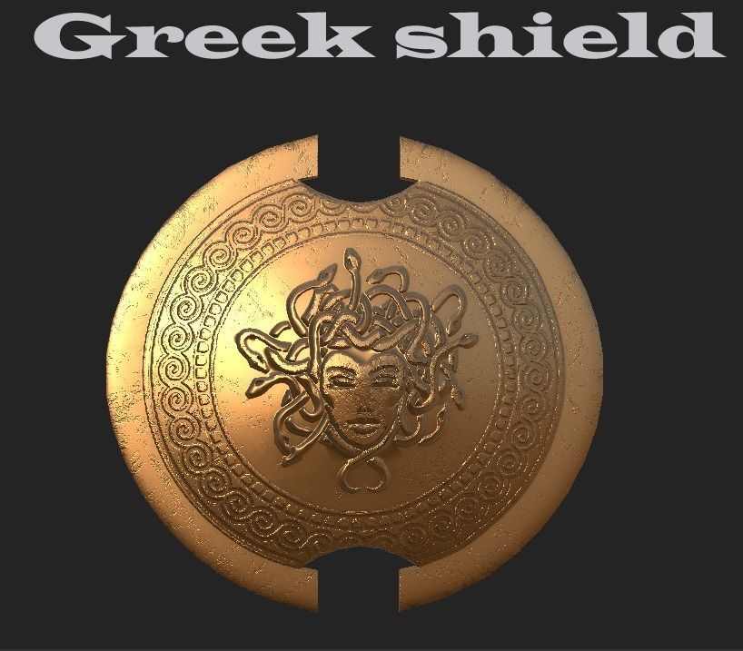 3D model Ancient Greece weapons pack by ArtBaseOfATLAS VR / AR / low ...