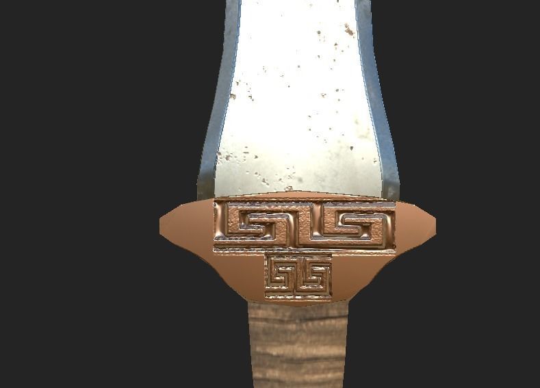 3D model Ancient Greece weapons pack by ArtBaseOfATLAS VR / AR / low ...