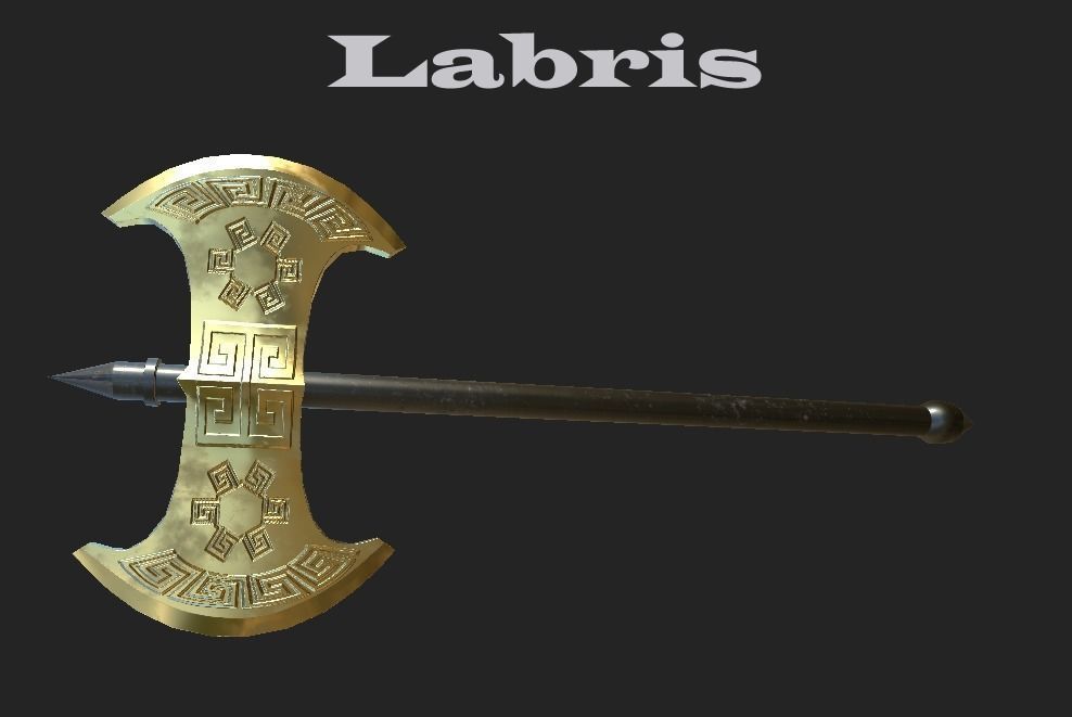3D model Ancient Greece weapons pack by ArtBaseOfATLAS VR / AR / low ...