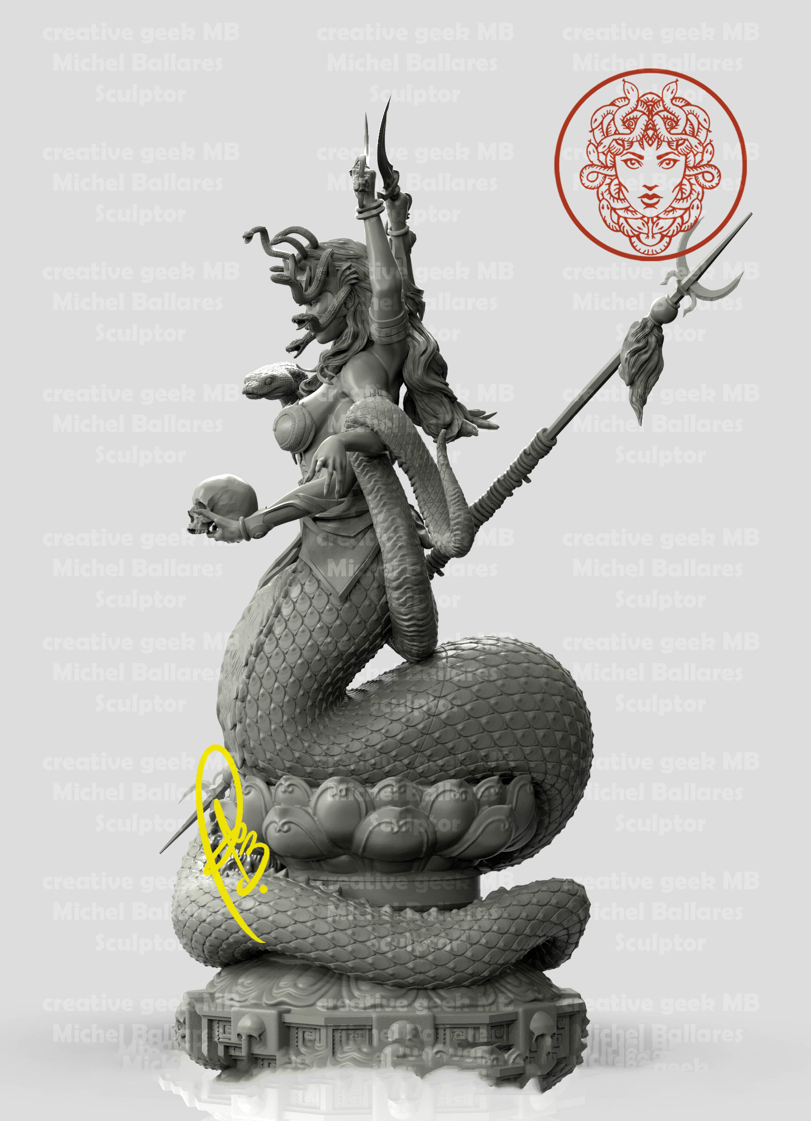 MARILITH BY CREATIVE GEEK MB 3D model 3D printable | CGTrader