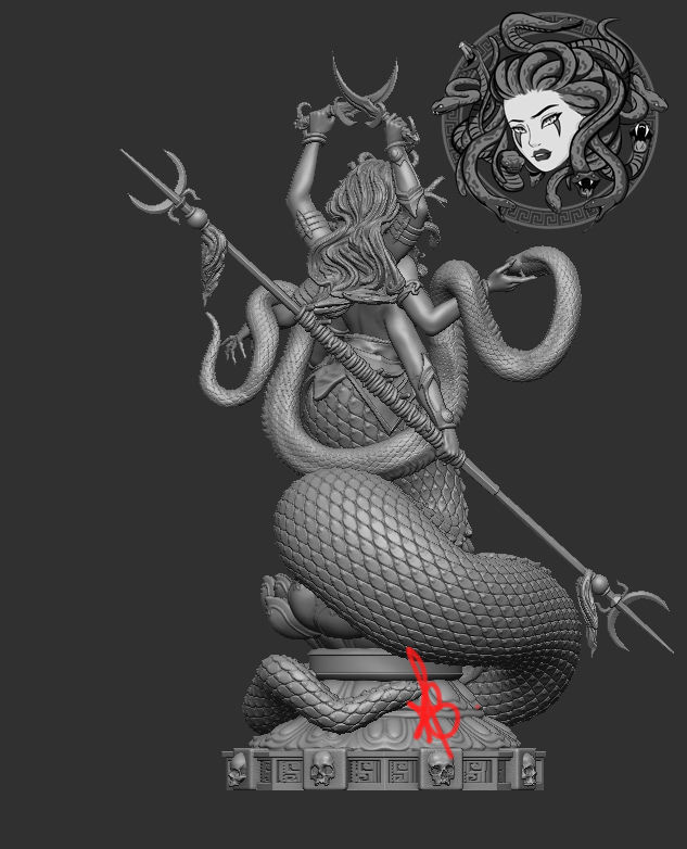 MARILITH BY CREATIVE GEEK MB 3D model 3D printable | CGTrader