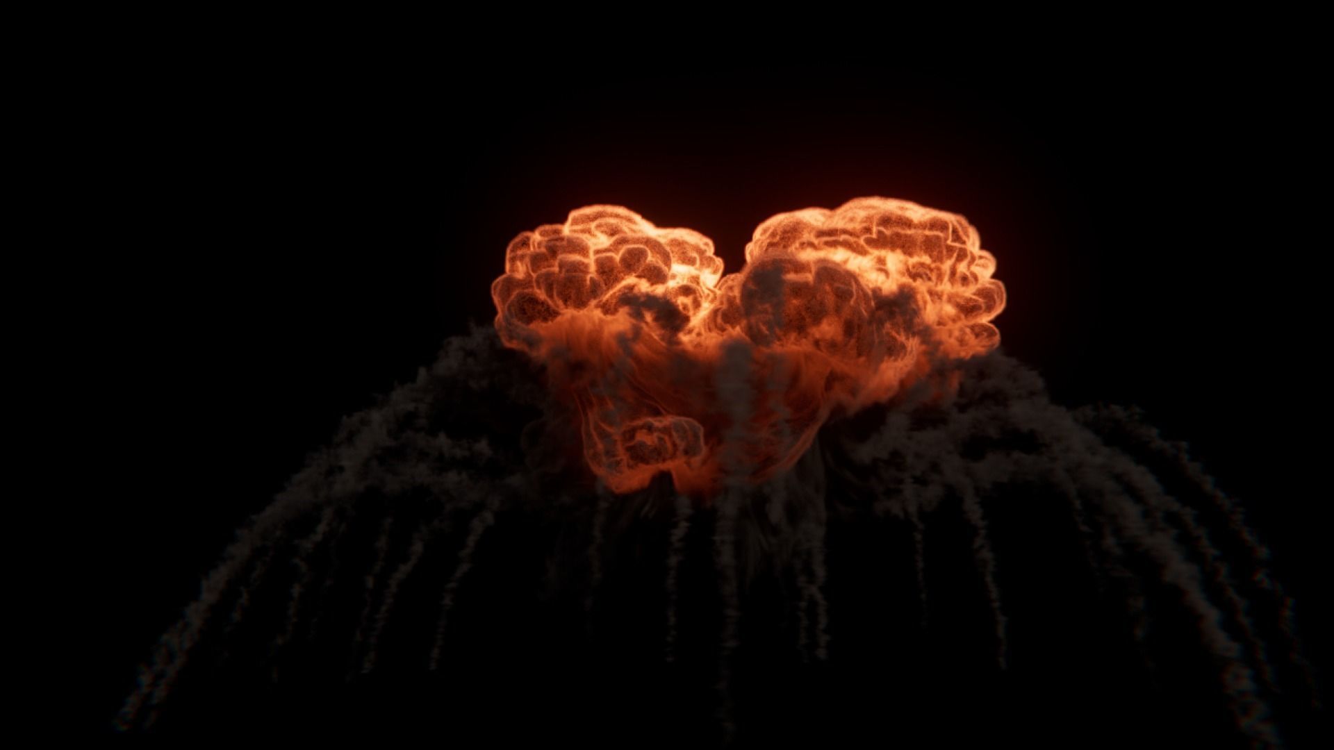 Realistic Explosion heart shaped 3D model animated | CGTrader