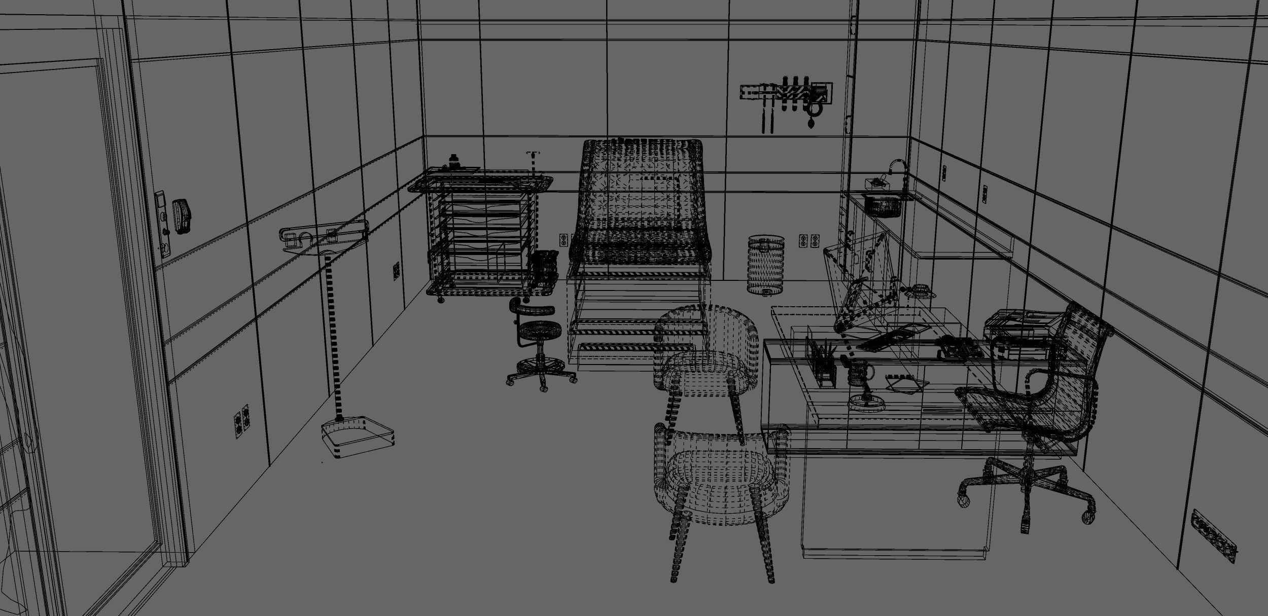 Medical Center-Complete Project -2d Plans - 3d Model Set 3D Model ...