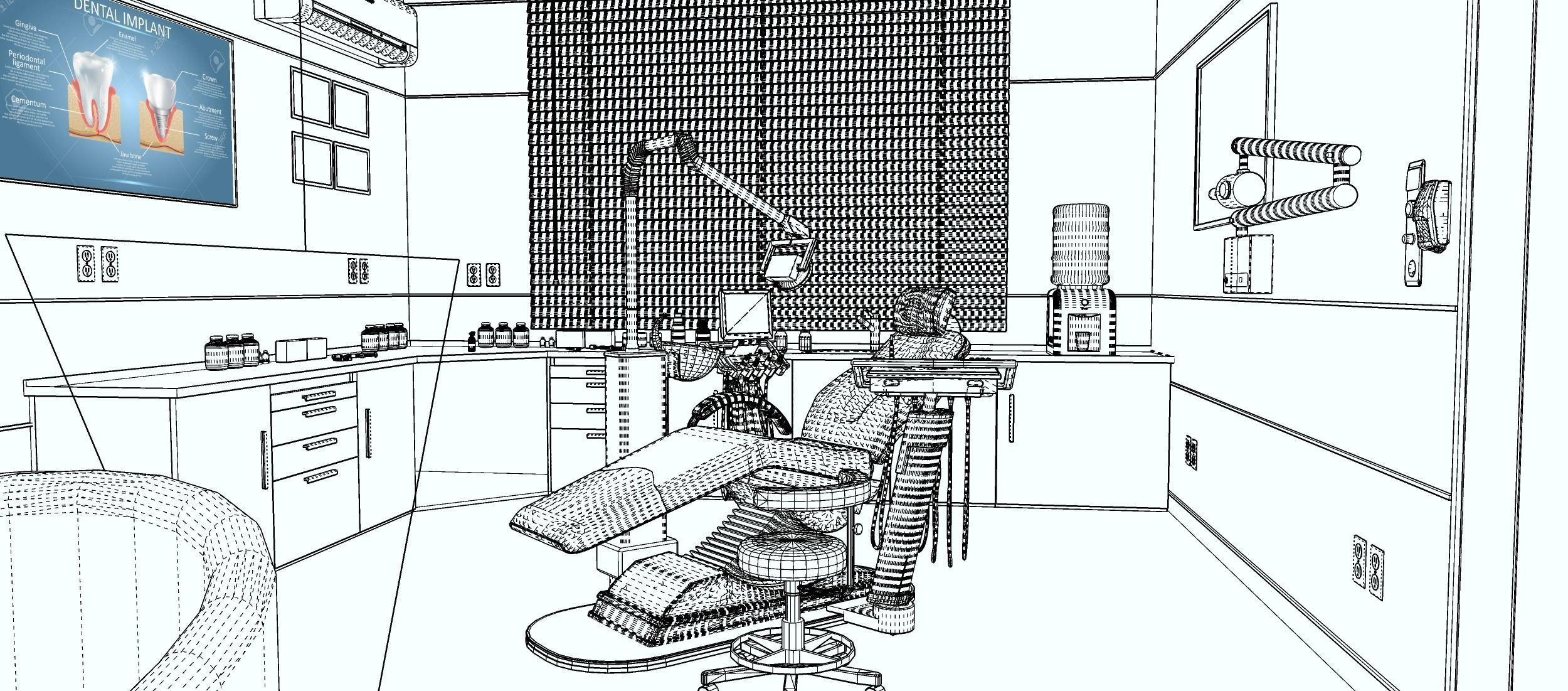 Medical Center-Complete Project -2d Plans - 3d Model Set 3D Model ...