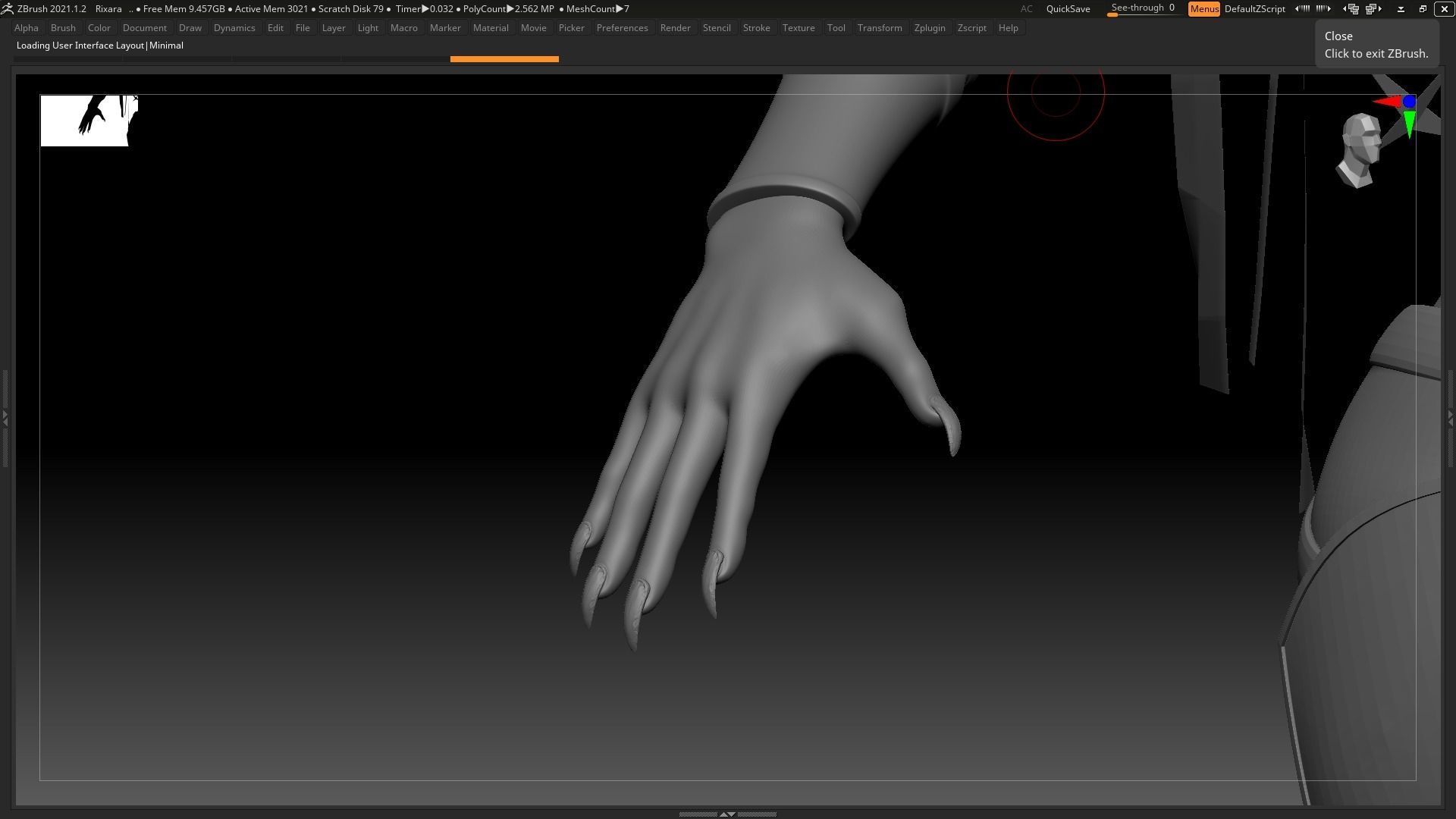 Demon Hunter - High Poly Model Base Mesh free 3D model | CGTrader