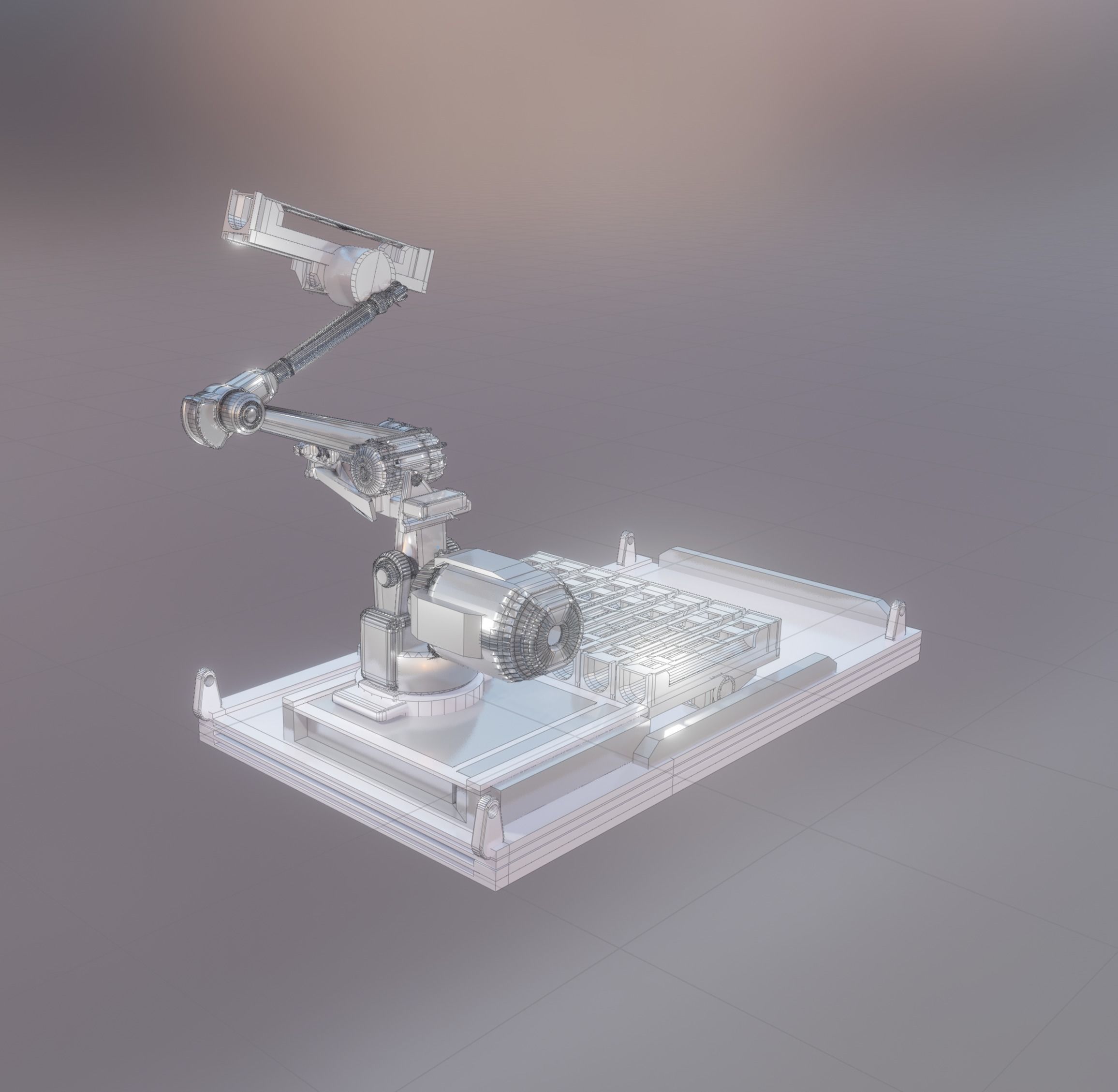 Robot Launcher Unit 3D model | CGTrader