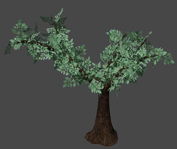 3D model Stylised simple tree VR / AR / low-poly | CGTrader