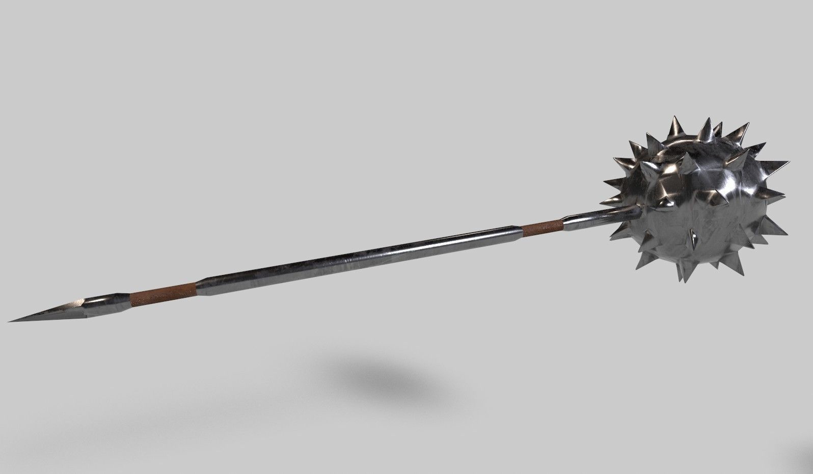 Spiked Maul melee weapon 3D model | CGTrader