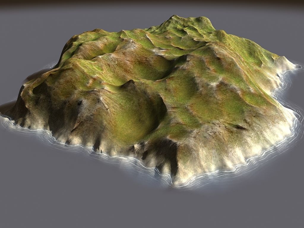 stone island 3D model | CGTrader