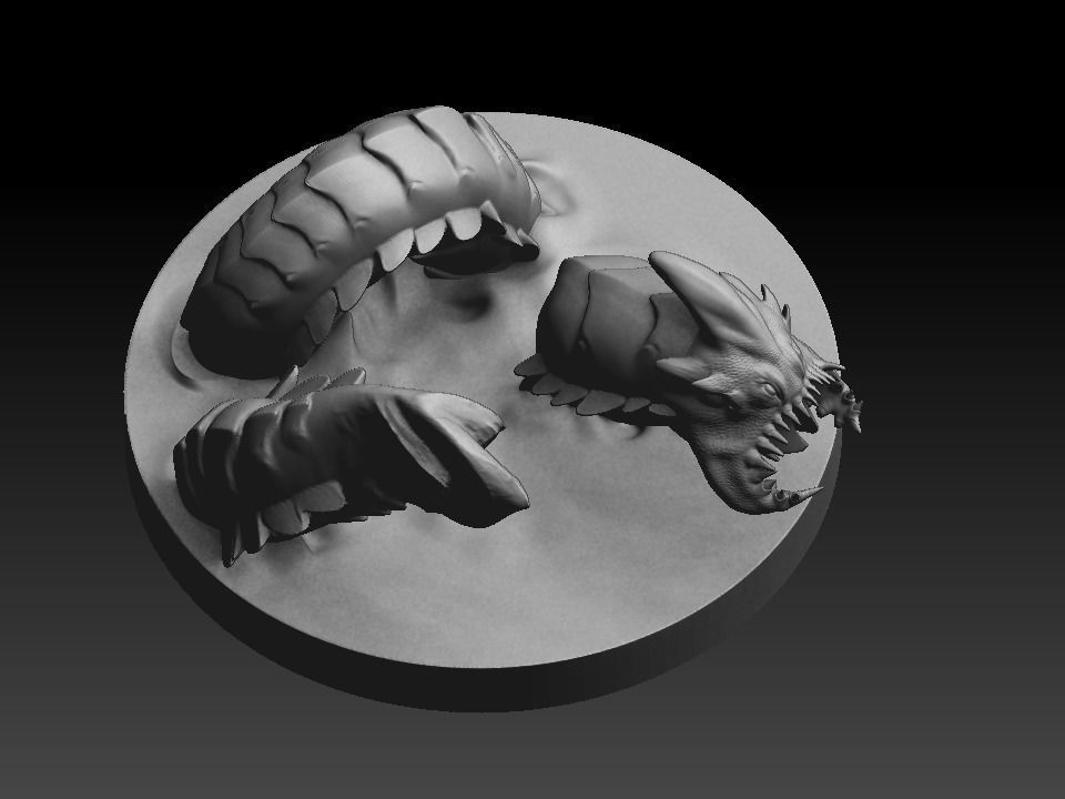 Sea Creature Monster 3D model 3D printable | CGTrader