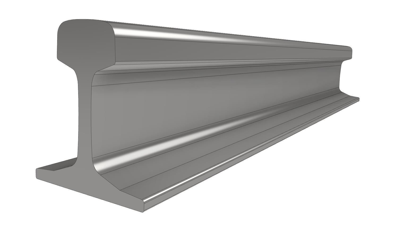 Vignol UIC 54 E1 3D model | CGTrader