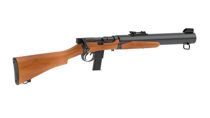 De Lisle Carbine 3D model | CGTrader