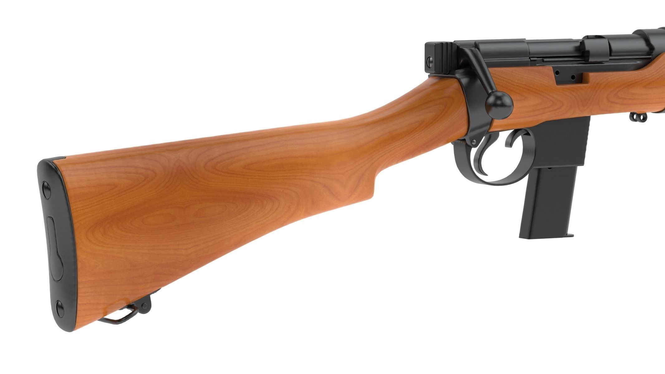De Lisle Carbine 3D model | CGTrader