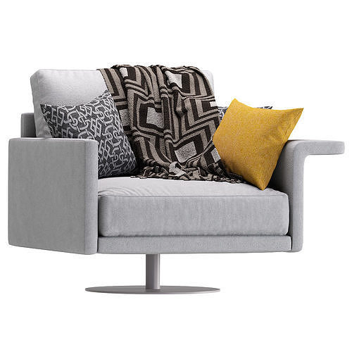 Armchair Mabel Lounge 3D model | CGTrader