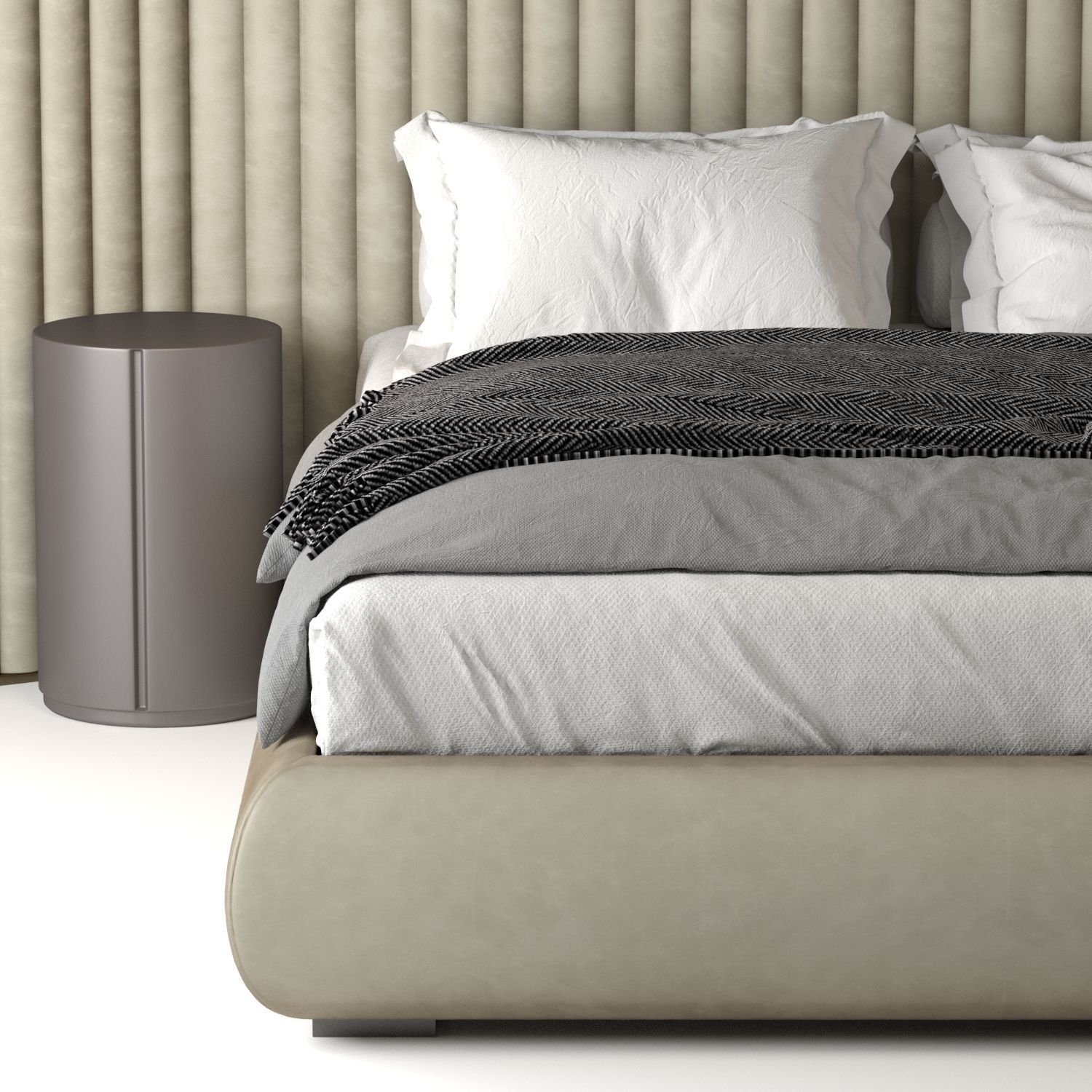 Biarritz Flexform bed 3D model | CGTrader