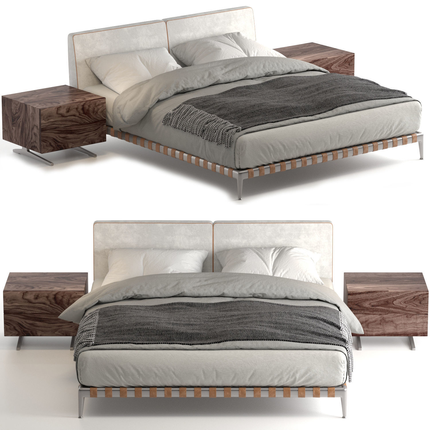3D model Gregory Flexform bed | CGTrader