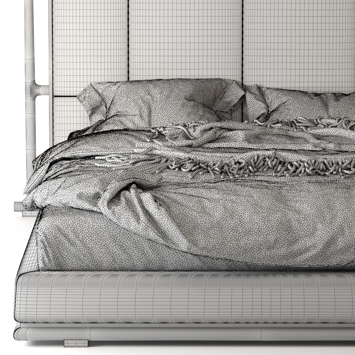 Icaro Flexform bed 3D model | CGTrader