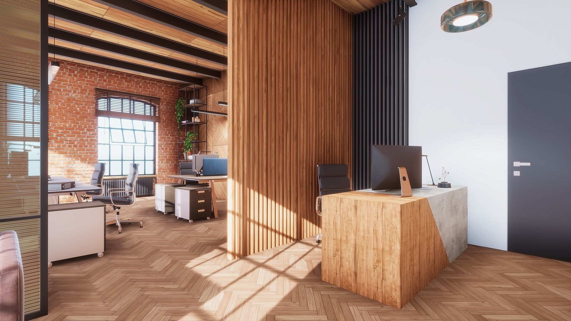 3D model HQ ArchViz Modular Loft Office VR / AR / low-poly | CGTrader
