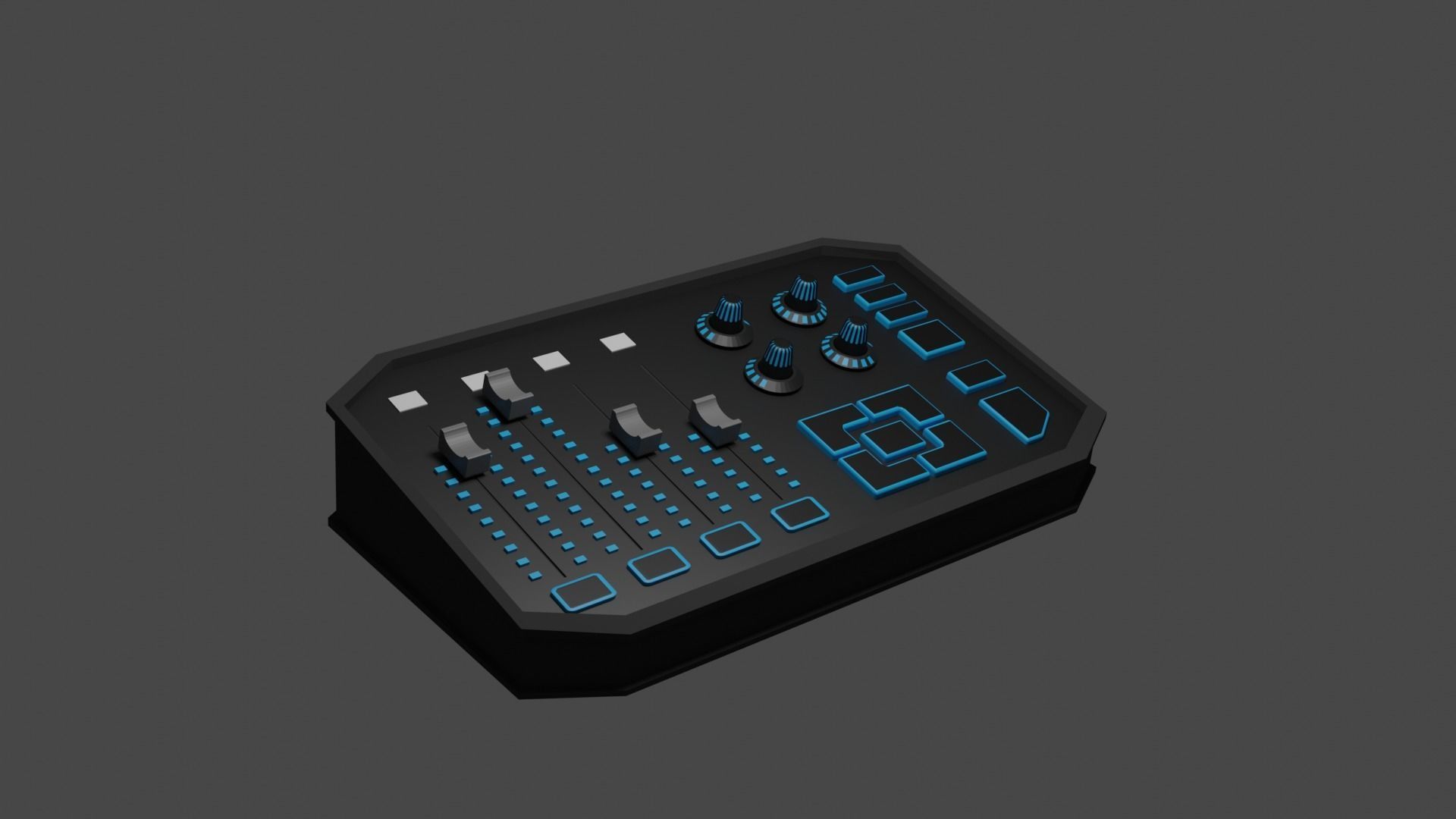 Free Go XlR Cool Audio Interface 3D model | CGTrader