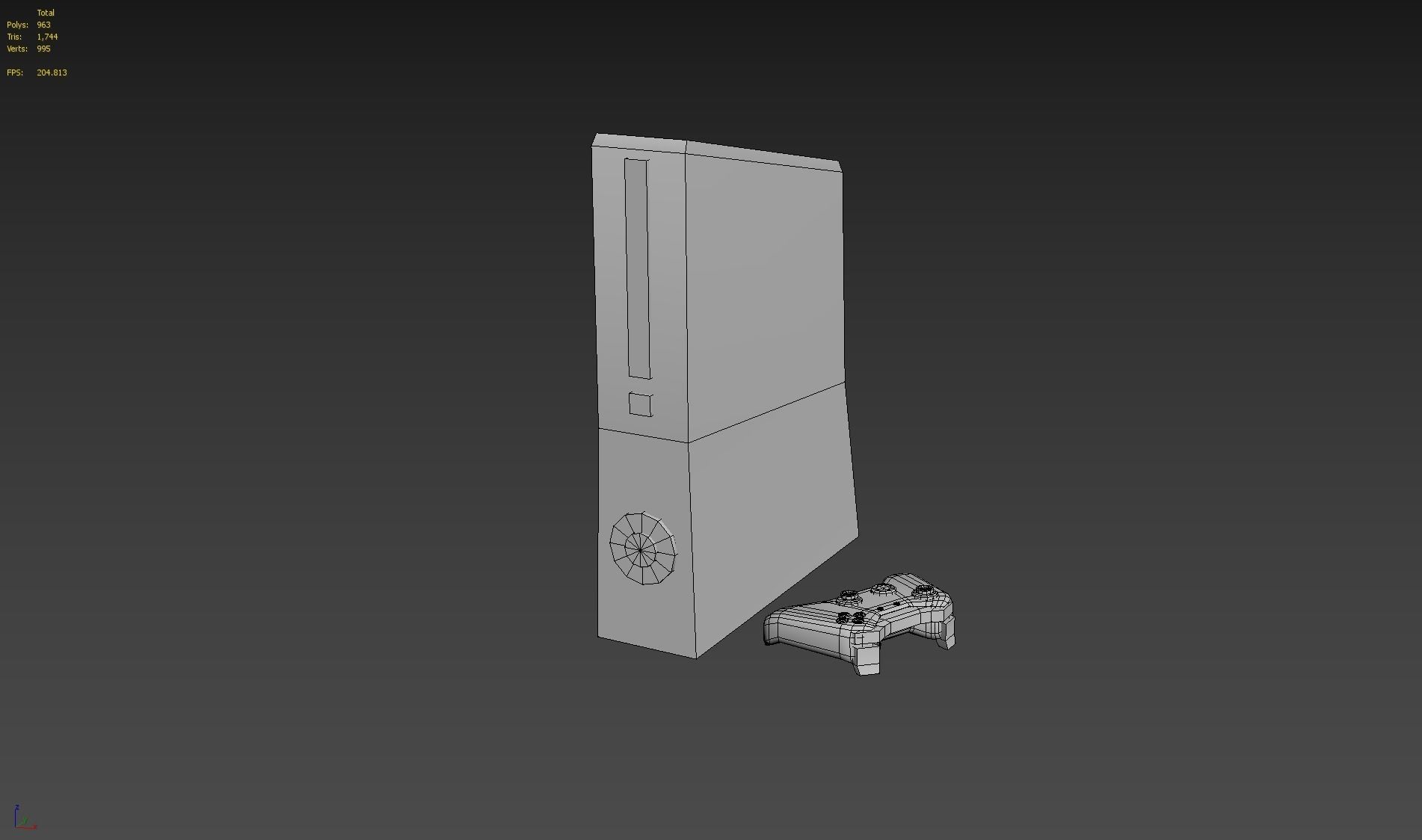 3D model Gaming Console with Gamepad VR / AR / low-poly | CGTrader