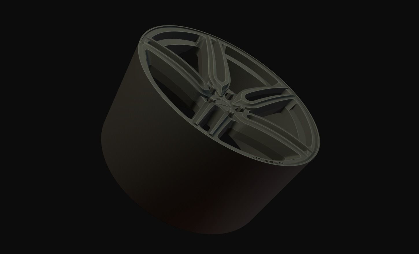 Vossen Wheel HF1 printable 3D model 3D printable | CGTrader