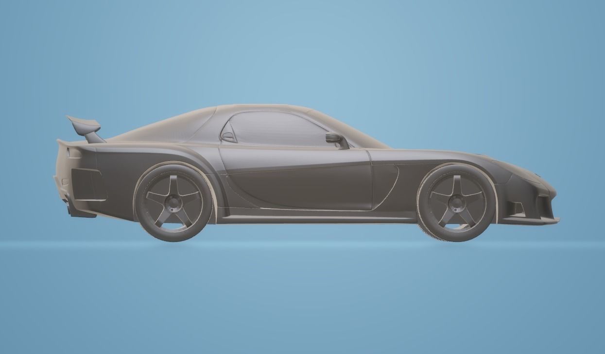 HANS MAZDA VEILSIDE RX-7 3D model 3D printable | CGTrader