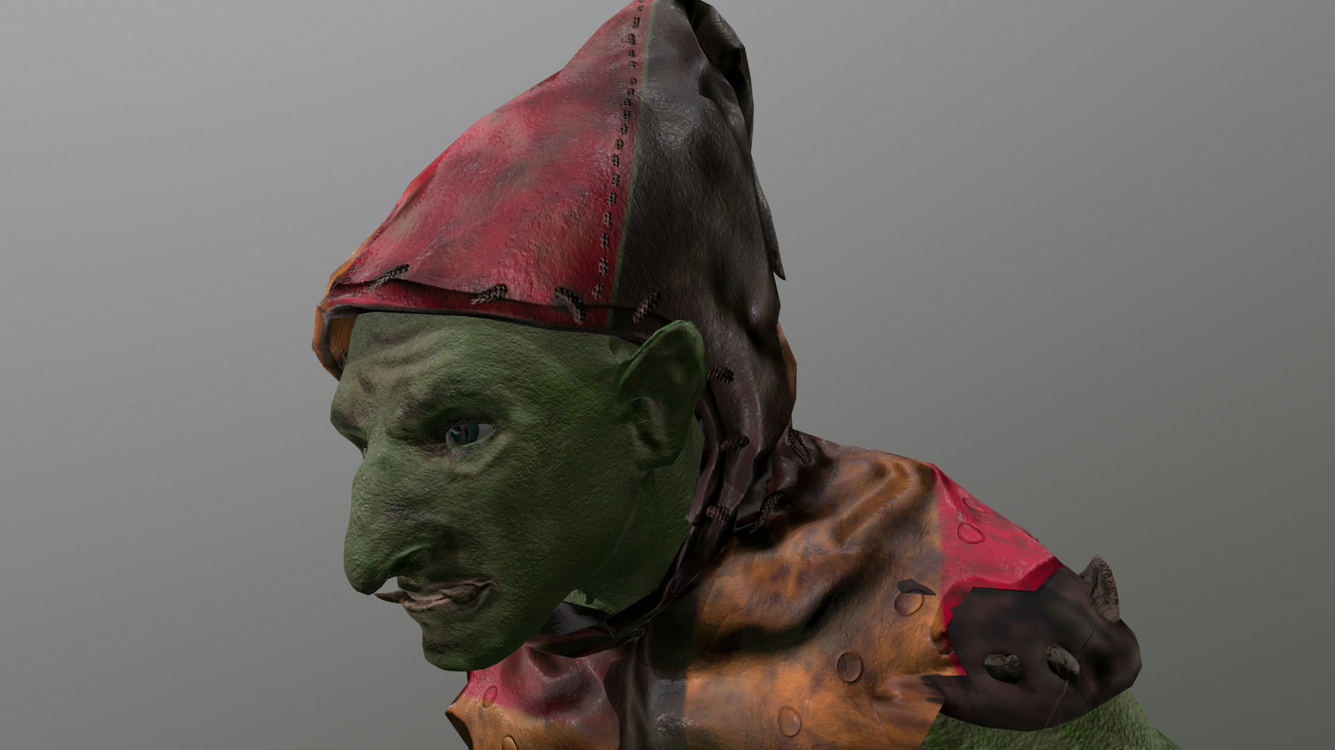 3D model Thin Orc VR / AR / low-poly rigged animated | CGTrader
