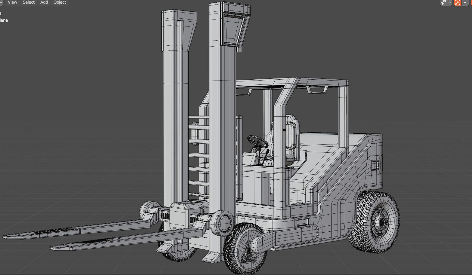 Warehouse Forklift 3D model | CGTrader