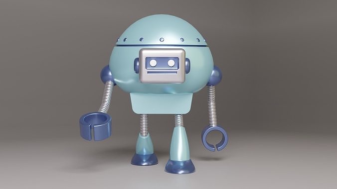 3D model Hunch Back Robot VR / AR / low-poly | CGTrader