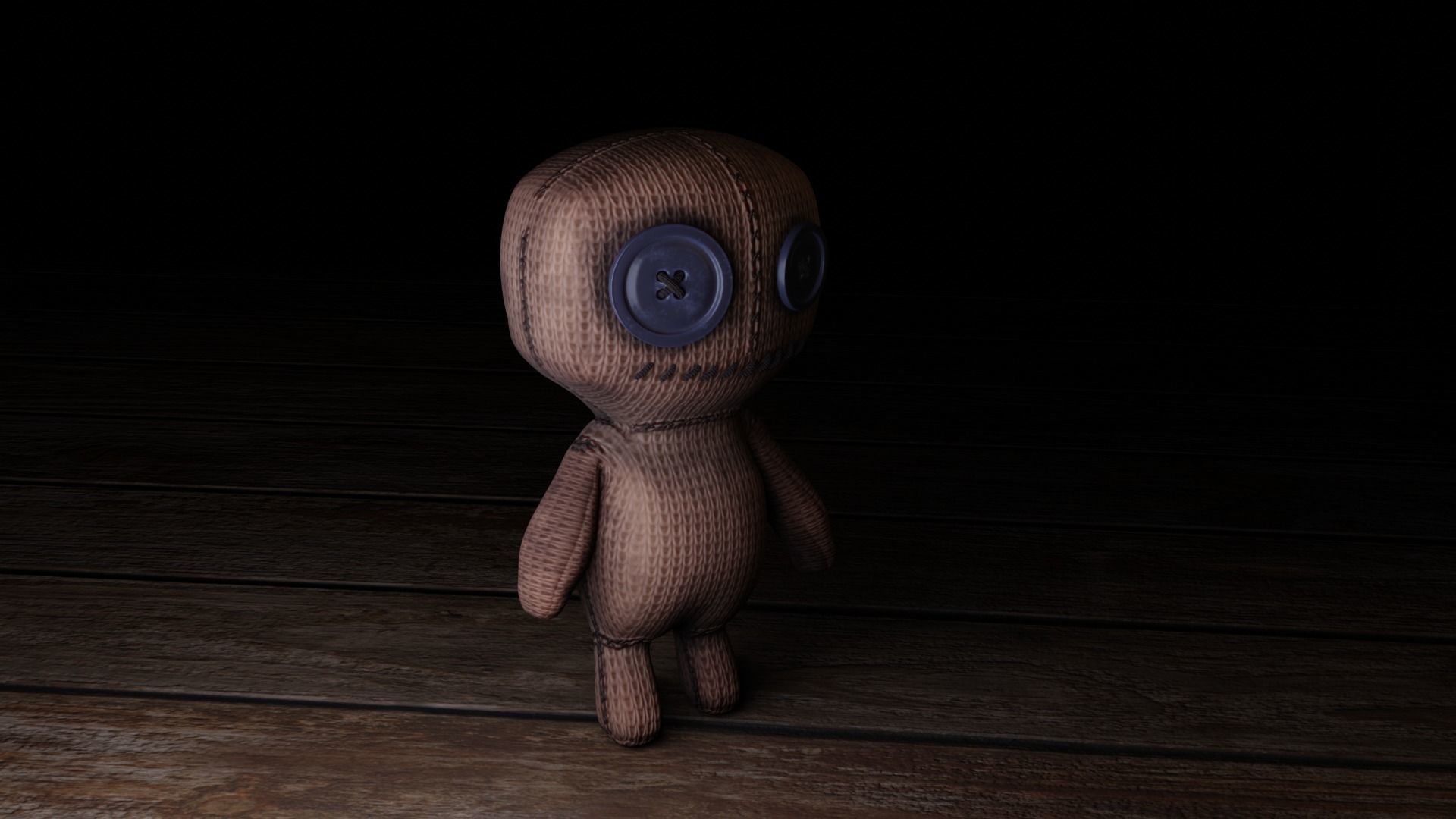 3D model voodoo puppet VR / AR / low-poly | CGTrader