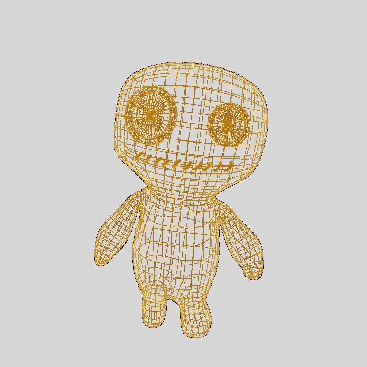 3D model voodoo puppet VR / AR / low-poly | CGTrader