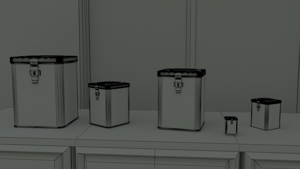 The Steel Containers 3D model animated rigged | CGTrader