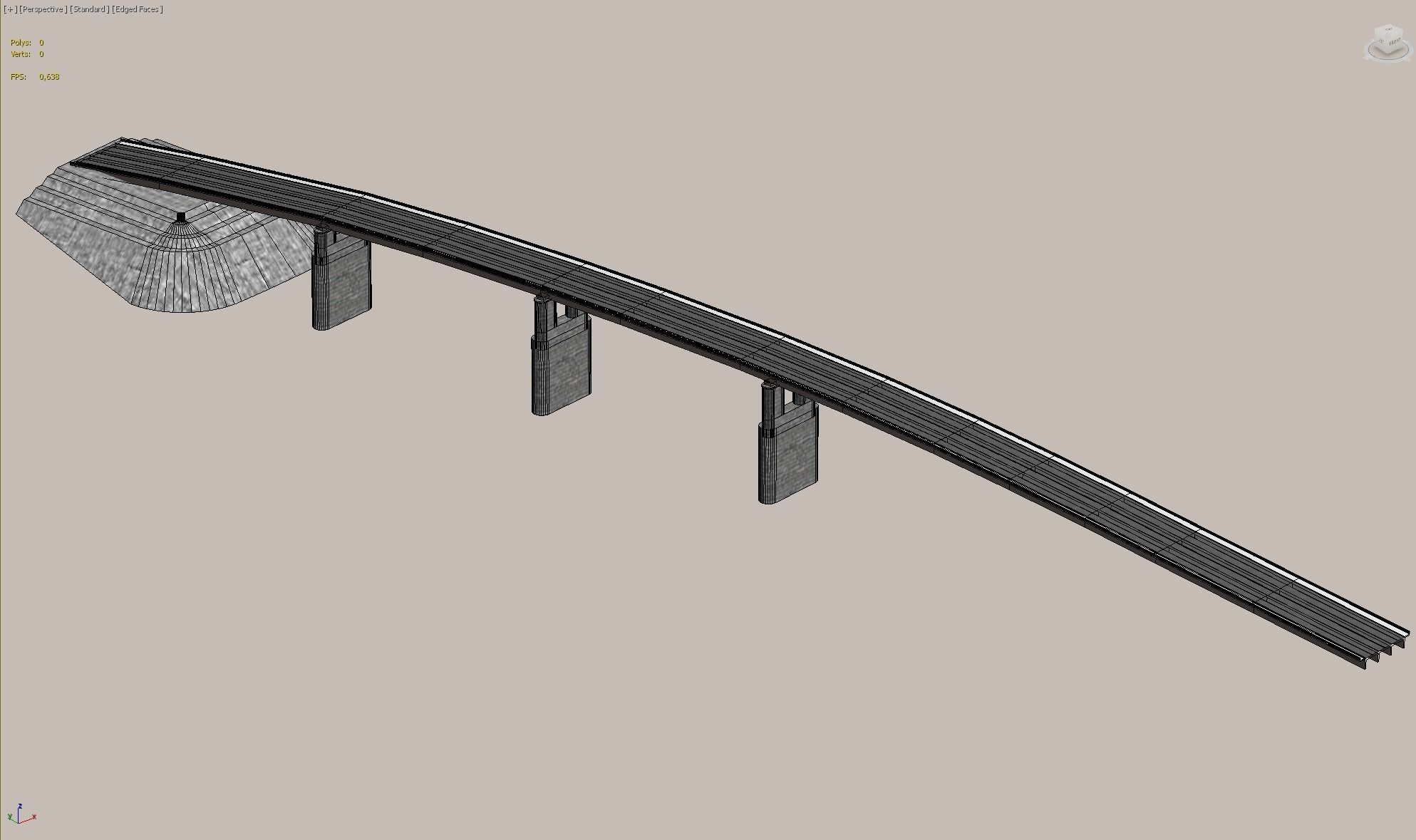 modern bridge 3D model | CGTrader