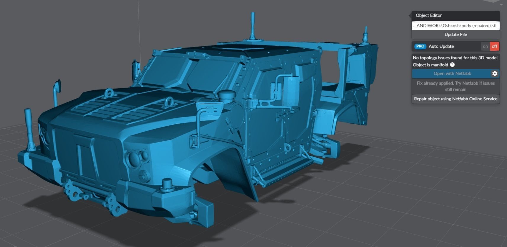 OSHKOSH JLTV CROWS Scale model 3D model 3D printable | CGTrader