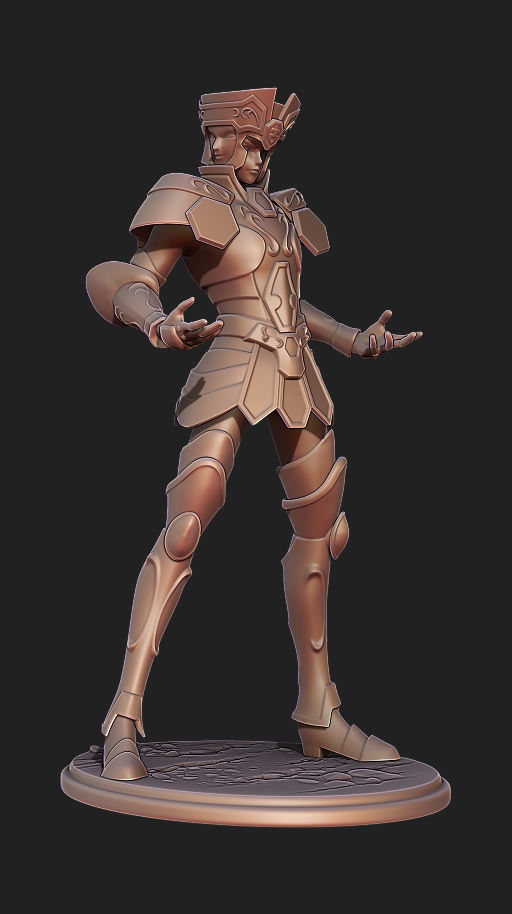 Saint Seiya Saga Gemini Ghost 3D model 3D printable | CGTrader