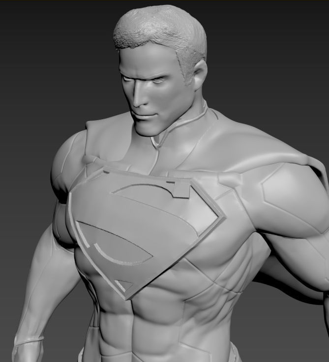 SUPERMAN NEW 52 BUST INJUSTICE 3D model 3D printable | CGTrader