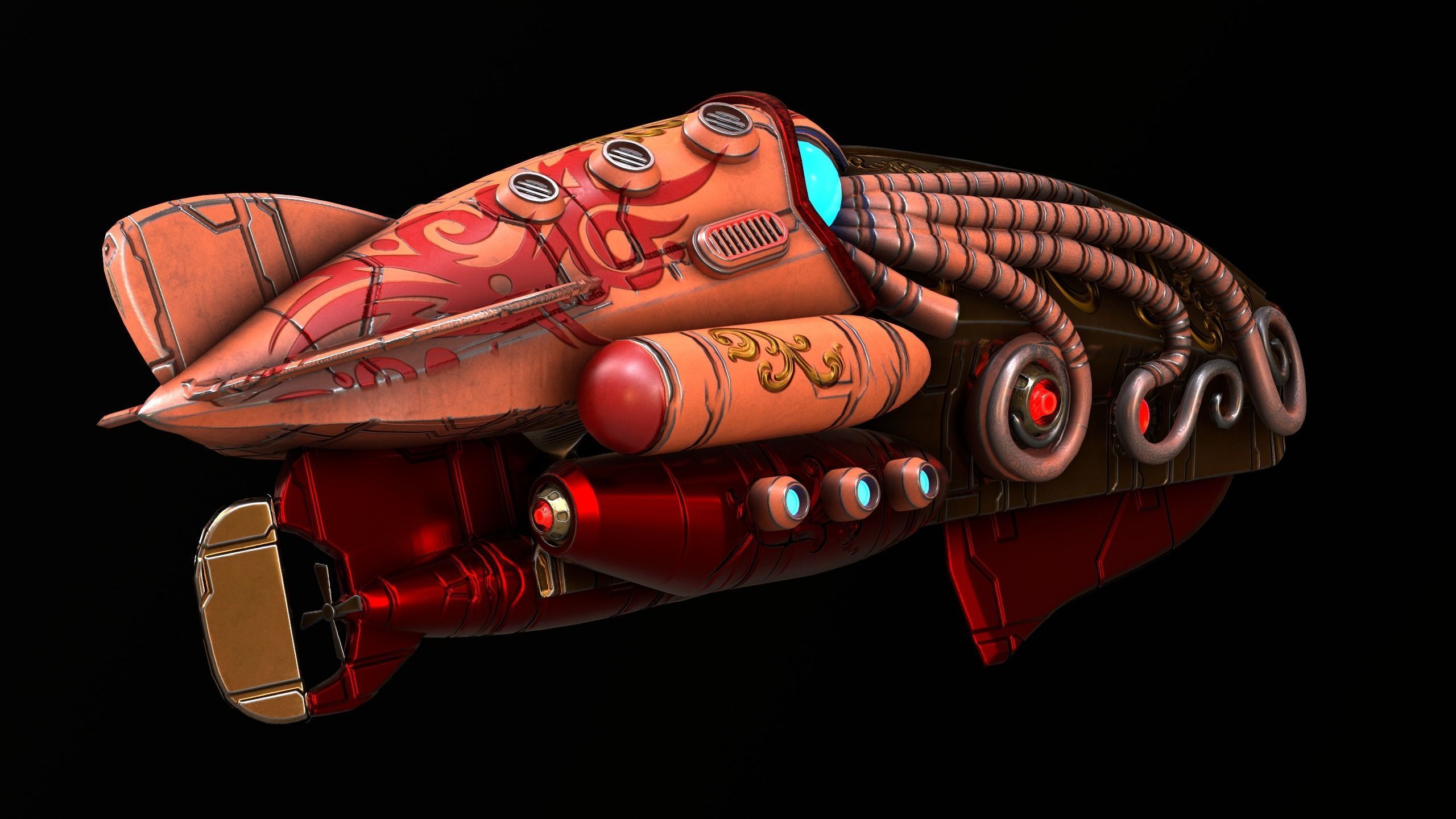 3D model Nautilus 3d lowpoly VR / AR / low-poly | CGTrader