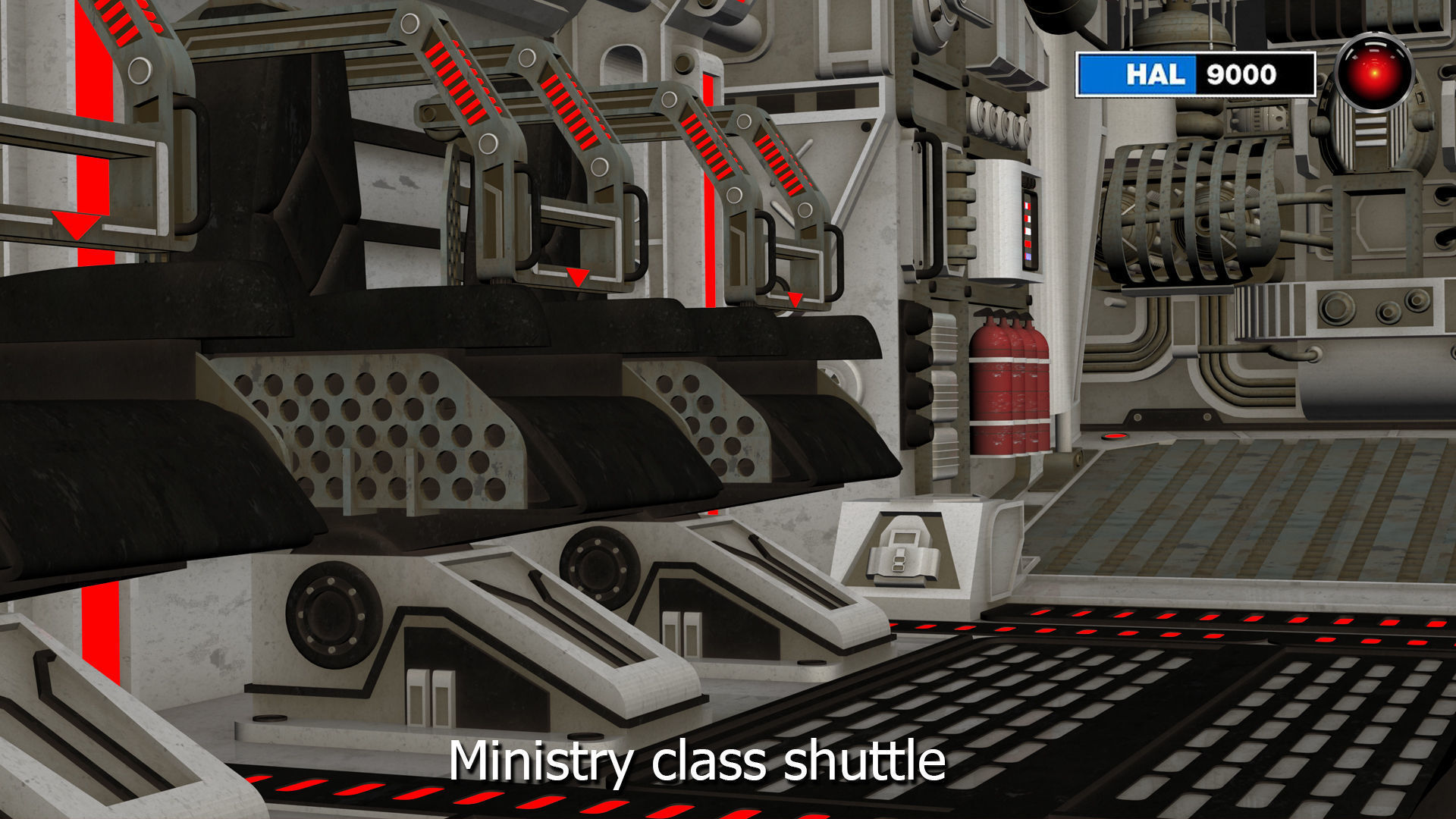 Ministry class shuttle wich interior 3D model animated | CGTrader